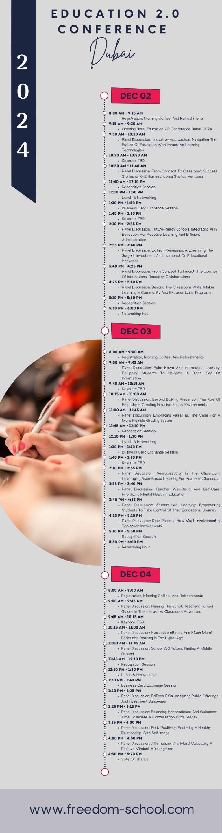 Education 2.0 Conference in Dubai 2024 - What to Expect? - Freedom School